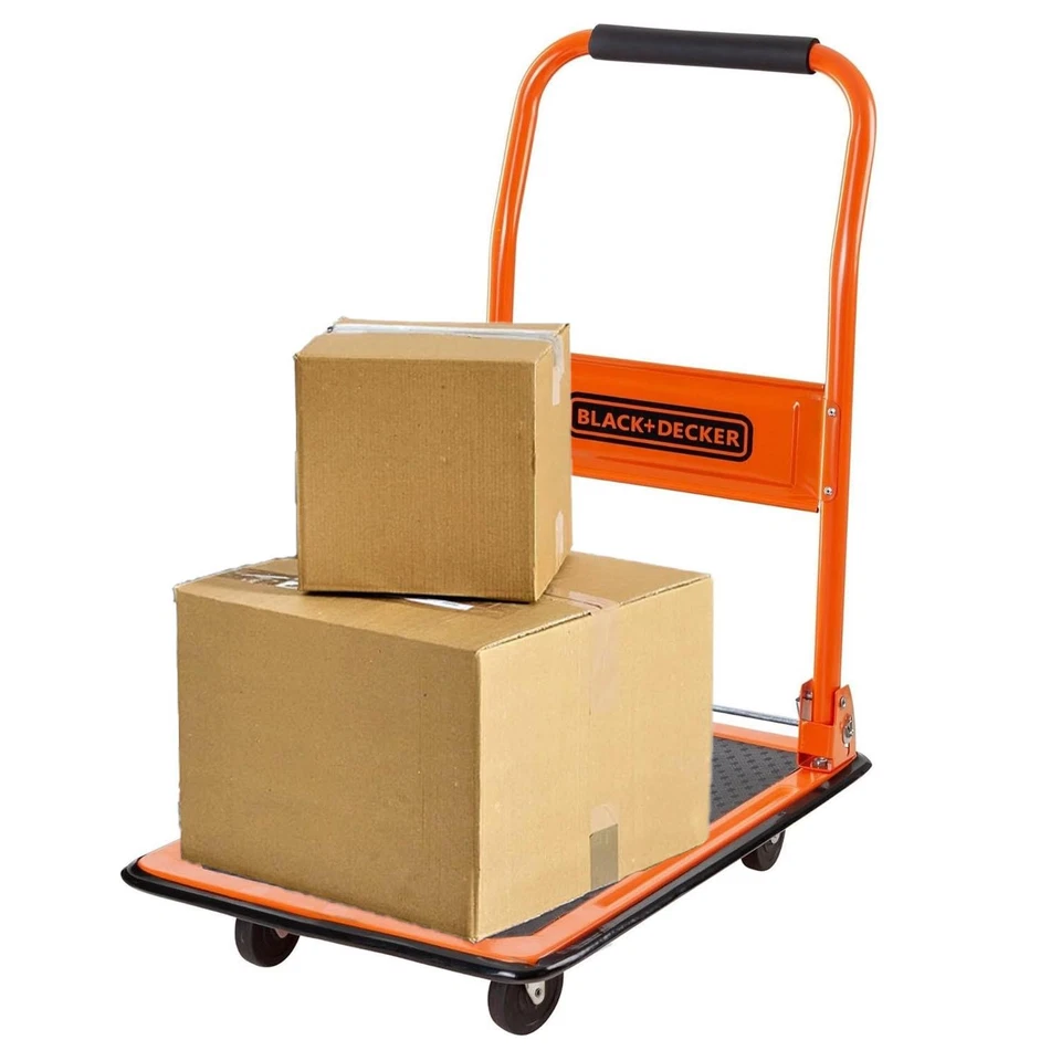 80kg Folding Truck Trolley Platform Cart Hand Sack Fold Transport Heavy ...